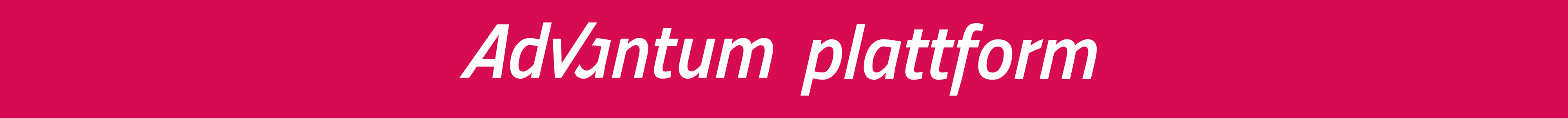 Advantum plattform - Advantum